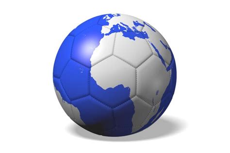 Premium Photo Soccer Ball With World Map 3d Illustration