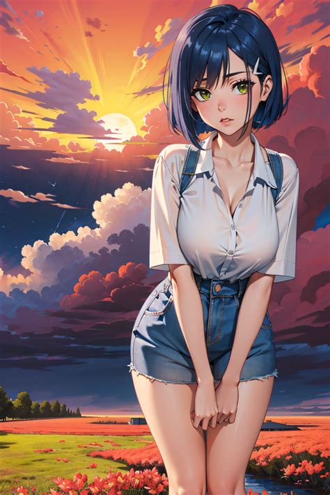 Ichigo Darling In The Franxx Sunset Portrait By Only4uart On Deviantart