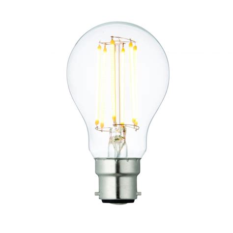93022 B22 LED Filament GLS Warm White Clear