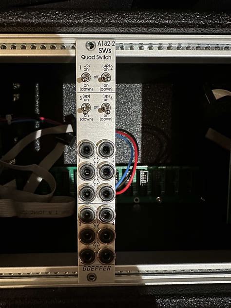 Doepfer A 182 2 Quad Switch 2019 Silver Reverb