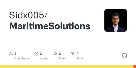 Github Sidx005 Maritimesolutions