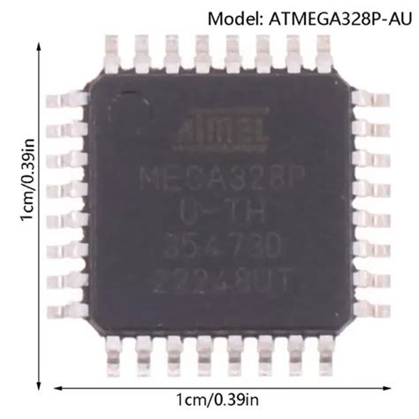 ORIGINAL ATMEGA P AU ATMEGA P SMD TQFP CHIP Microcontroller IC Chip W EUR PicClick DE
