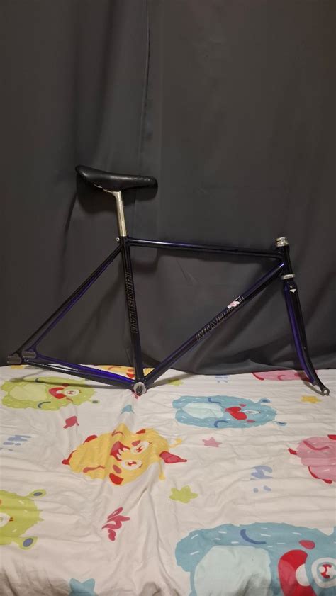 Njs Rinsei Lab Black Purple Frameset Sports Equipment Bicycles