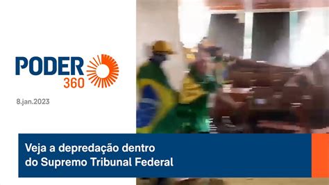 Veja a depredação dentro do Supremo Tribunal Federal YouTube