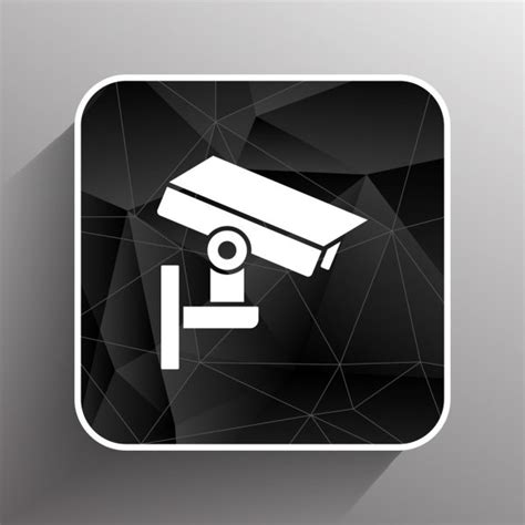Видеонаблюдение иконка векторные изображения Видеонаблюдение иконка