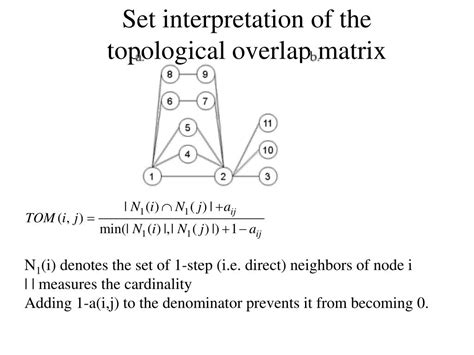 PPT Generalizations Of The Topological Overlap Matrix For Module