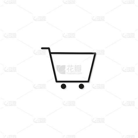 店市场图标。矢量平面设计