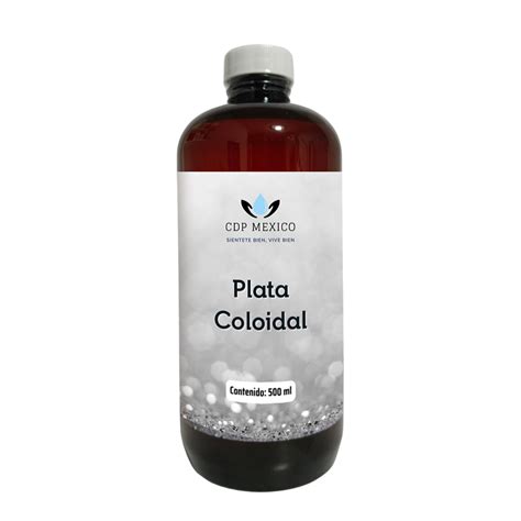 Plata Coloidal 1 Litro 20 Ppm Para Tu Bienestar Y Cuidado Personal Cdp México