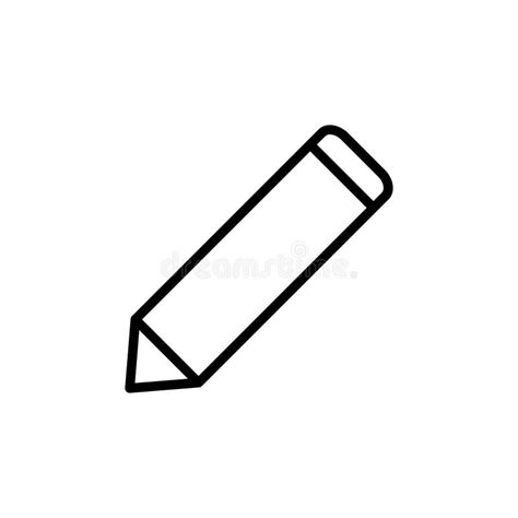 Pencil Icon Pen Symbol Edit Icon Vector Stock Vector Illustration