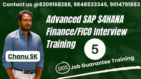 Advanced Sap S4hana Finance Interview Training 5 Sap Fico Interview Preparation Youtube