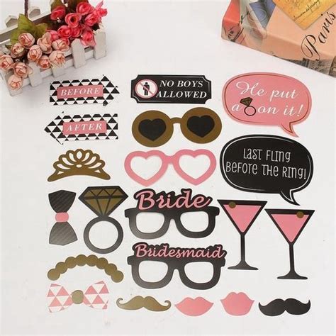 Photobooth Party Props Set Foto Accessoires 20 Stuks