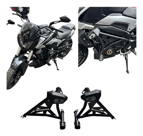 Jaula Slider Para Moto Dominar 400 Con Gomas Protectoras Meses Sin