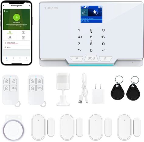 Amazon Com Wireless Home Alarm System Piece Kit WiFi Alarm System