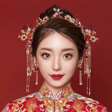 【楽天市場】中華風髪飾り 中国古代 古典 ティアラ 中国風結婚式 花嫁 中華服 チャイナドレス用 合金 フリンジ チェーン 花モチーフ 中国