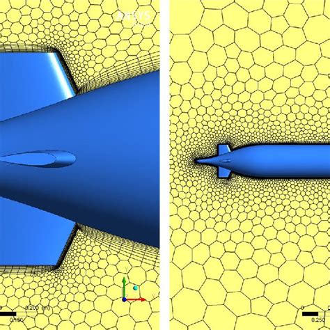 The Polyhedral Mesh Generated Inside The Numerical Domain Right And Download Scientific