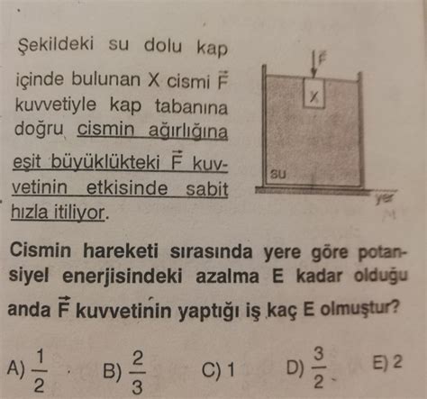 Solved The Object X Inside The Water Filled Container In The Chegg