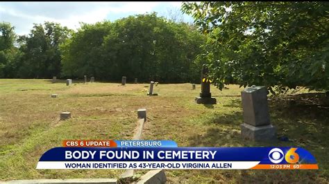 Police Id Woman Found Dead At Cemetery 21 Year Old Man Found Shot To Death