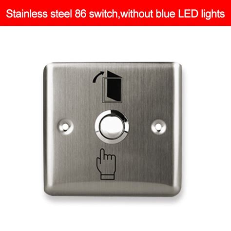 Exit Button Release Push Switch With Blue Led Ligh Grandado