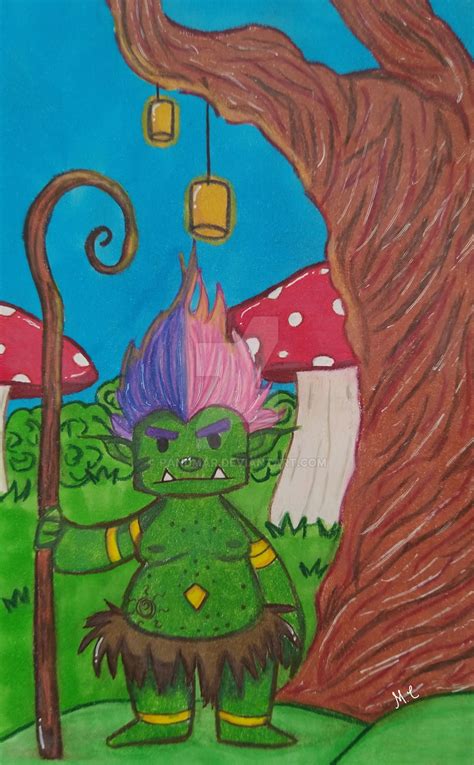 Grumpy Troll By Pandmar On Deviantart