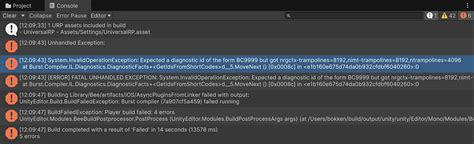 Unity Build Error Ios And Android Unity Engine Unity Discussions