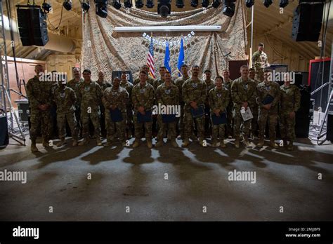 332d Air Expeditionary Wing Leadership Honors The Senior Airmen Who