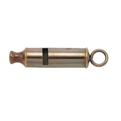 Us Ww1 Aged Brass Trench Whistle Dated 1918