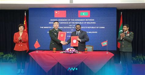 Military Assistance Agreement Signed Between Maldives China Amidst