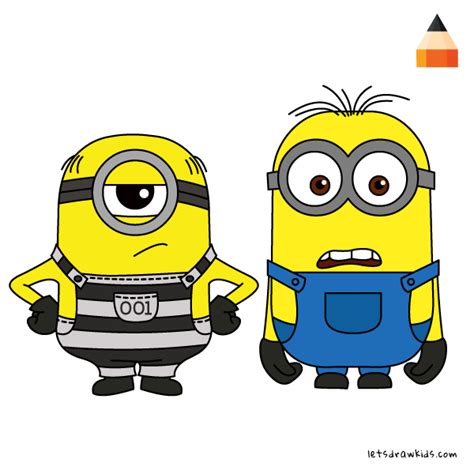 How To Draw Minion Stuart Dressed As A Girl A Step By Step Guide Artofit