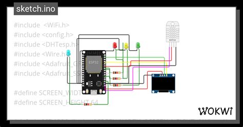 Wifi Sensor Temp E Umid Wokwi Esp32 Stm32 Arduino Simulator