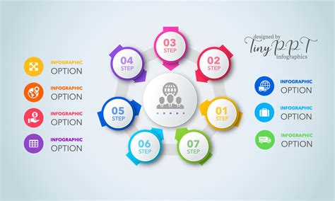 Cycle Relationship Arrow Infographic Concept