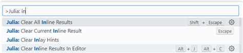 Temporarily Hiding Inline Results In Vscode Tooling Julia