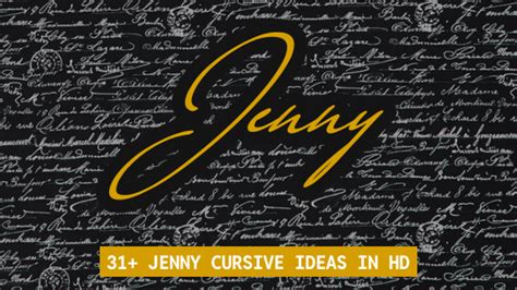Jenny In Cursive ⚡ 100 Signature Ideas 2025