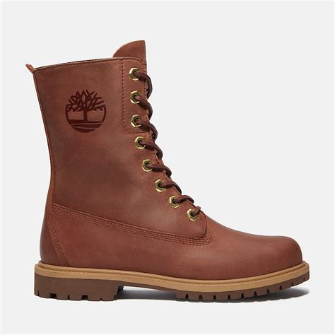 Timberland® Premium 8 Inch Waterproof Boot For Women In Brown
