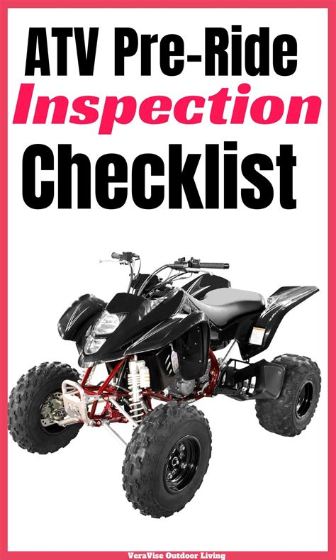Atv Pre Ride Inspection An Easy Step By Step Checklist Artofit