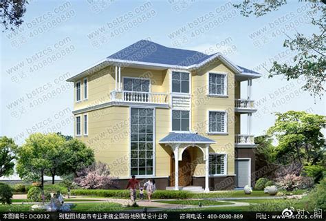 二层农村自建房设计效果图及施工图平面图