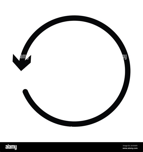 Circular Circle Arrow Left Radial Arrow Icon Symbol
