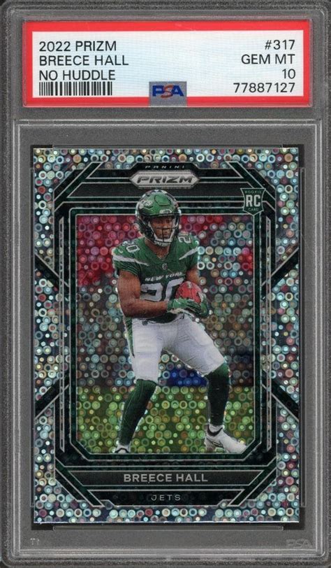 Breece Hall 2022 Prizm 317 No Huddle Price Guide Sports Card Investor