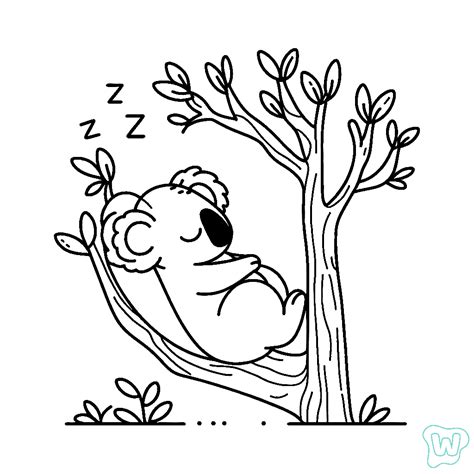Coloriage Koala Pages Gratuites En Pdf Et