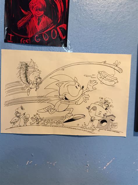 Scott Shaw The Original Illustrator For The Archie Sonic Comics Was Unable To Arrive To The