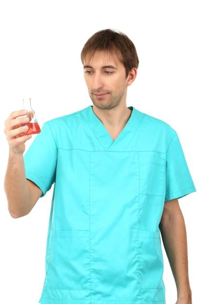 Premium Photo Assayer Isolated On White