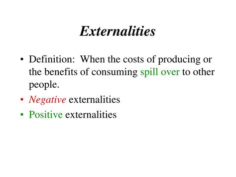 Ppt Public Goods And Externalities Powerpoint Presentation Free