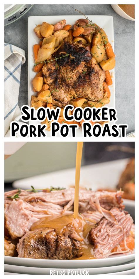 Slow Cooker Pork Roast With Gravy Artofit