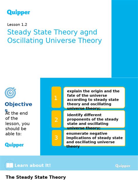 Earth Science Shs 12 Steady State Theory And Oscillating Universe