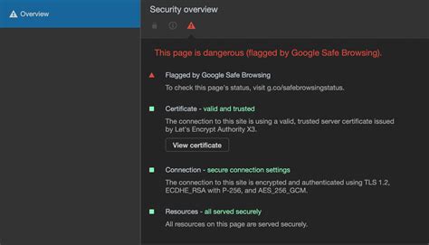 Chromeで「偽のサイトにアクセスしようとしています」が表示されてしまう