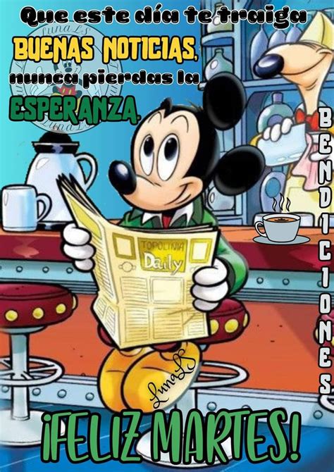 Pin by Ginnajv Oñate on buenos días Mickey mouse Mickey Mouse