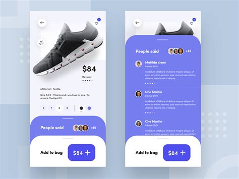 People Review Page Mobile App Design Web Design Trends Inspiration Mobile Ui Design