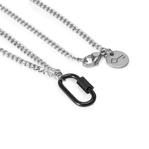 Colar Masculino Brennand De Aço Prata Key Design Key Design