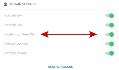 Enable Your Free SSL Certificate