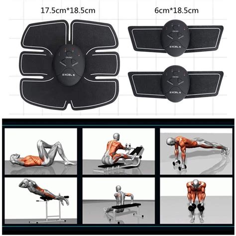 Digital Handheld EMS Abdominal Muscles Exercise Trainer For Personal ID