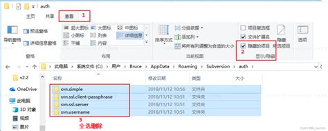 5清除svn用户账号两种方式清除svn保存的账号信息 Csdn博客